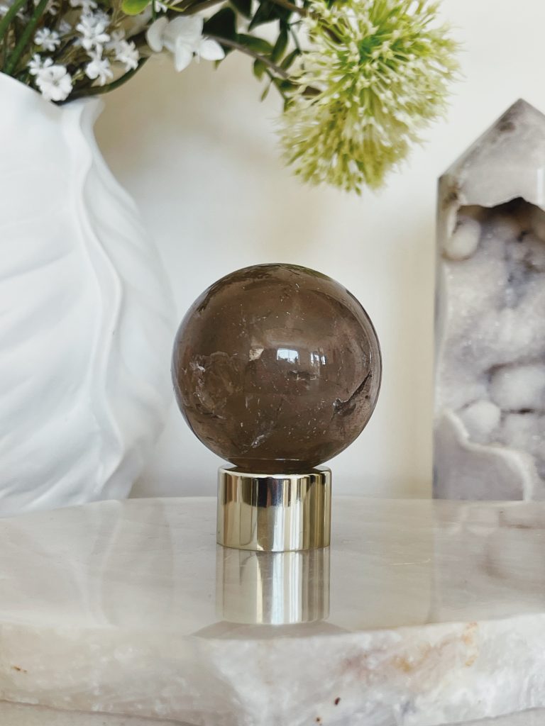 Smoky Quartz Sphere - Crystal Empire Australia