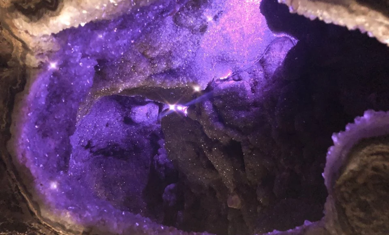 Amethyst Crystal Caves - Crystal Empire Australia